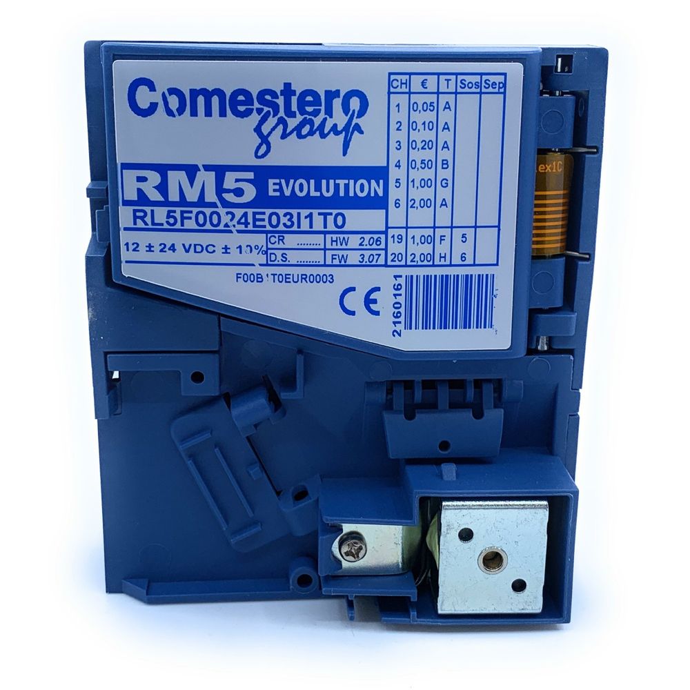 Comestero Münzprüfer RM5 Variante F, wetterfest inkl. Programmierung ( Mustermünzprüfer wird ...